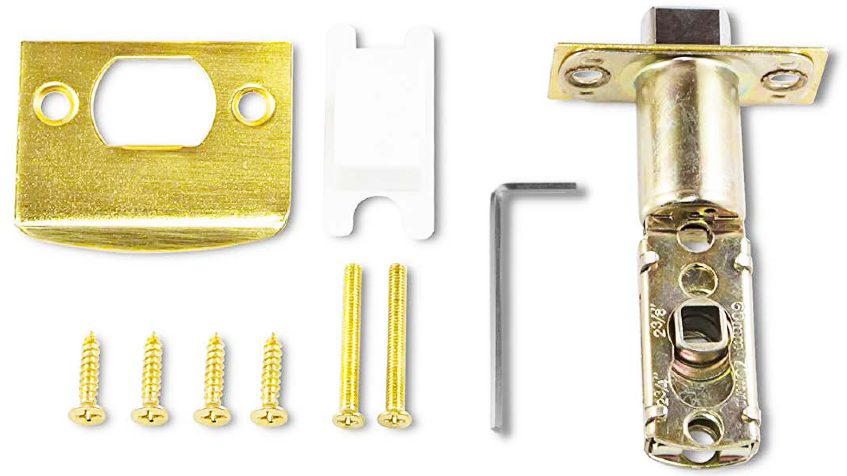 ADA Door Lock with Indicator in Satin Brass - Right-Handed | VIZILOK®