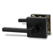 Square Privacy Indicator Door Lock Solstice Lever in Matte Black – VIZILOK